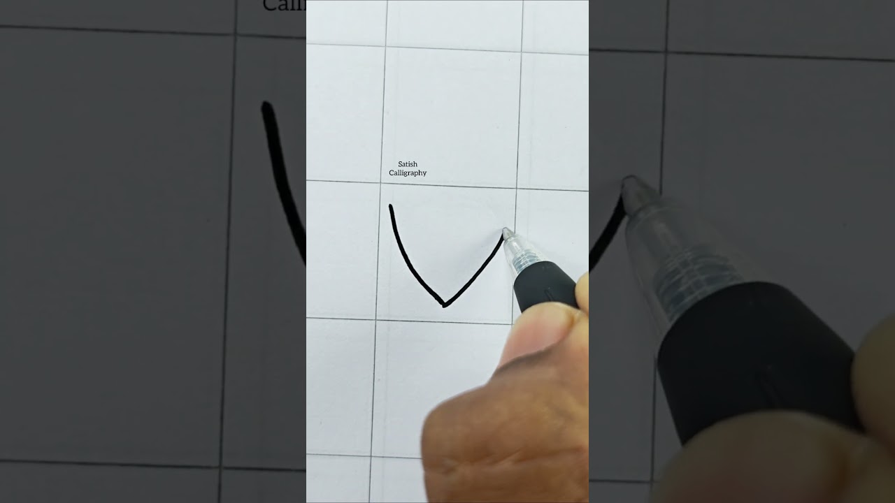 V - How to draw alphabet in bubble letters | Graffiti Letter - V
