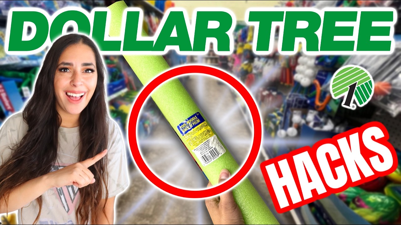 The hottest *NEW* DIY trend using Dollar Tree Pool Noodles! (GENIUS)