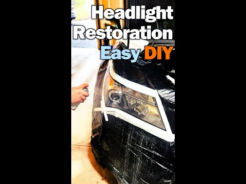 The BEST Way to Restore Headlights - Permanent Results - Like New Again #detailing #restoration