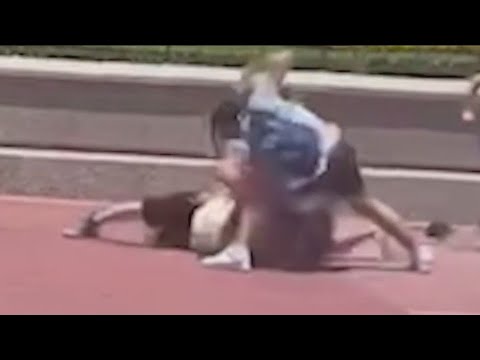 Families break out into fist fight at Disney World