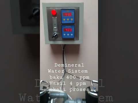 Demineral water sistem low watt/low tds/1 jam produksi 1000 liter