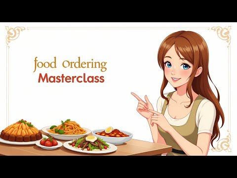 🍽️ How to Order Food in English Like a Native! (Real-Life English Practice)