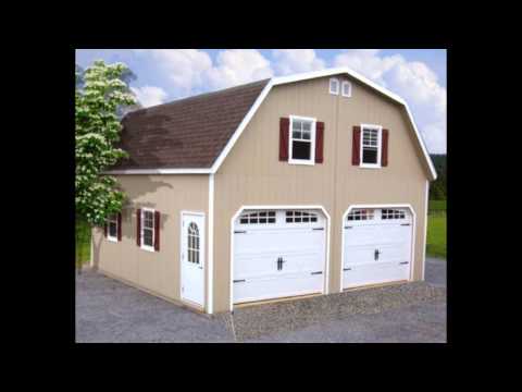 pre built 2 story garages