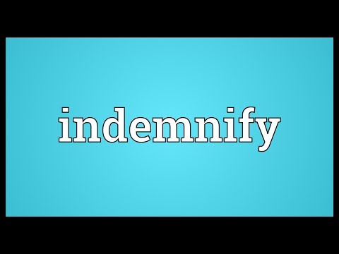 Indemnify Meaning