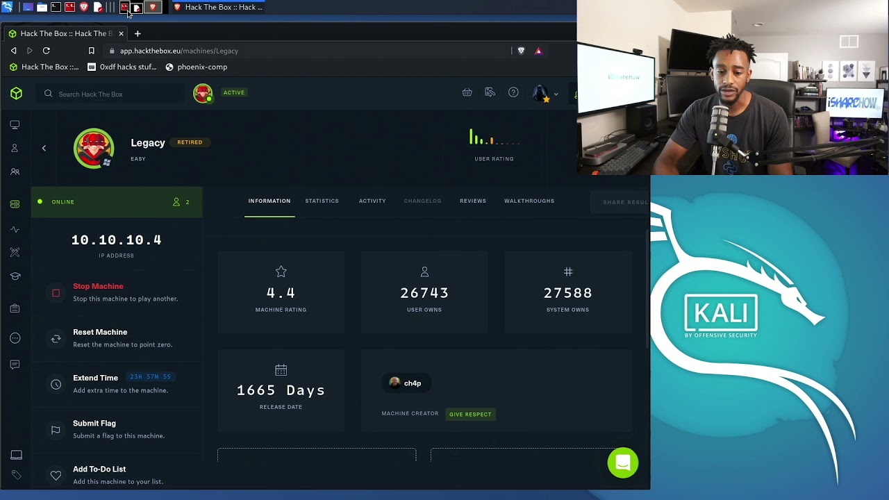 HackTheBox Intro with Legacy