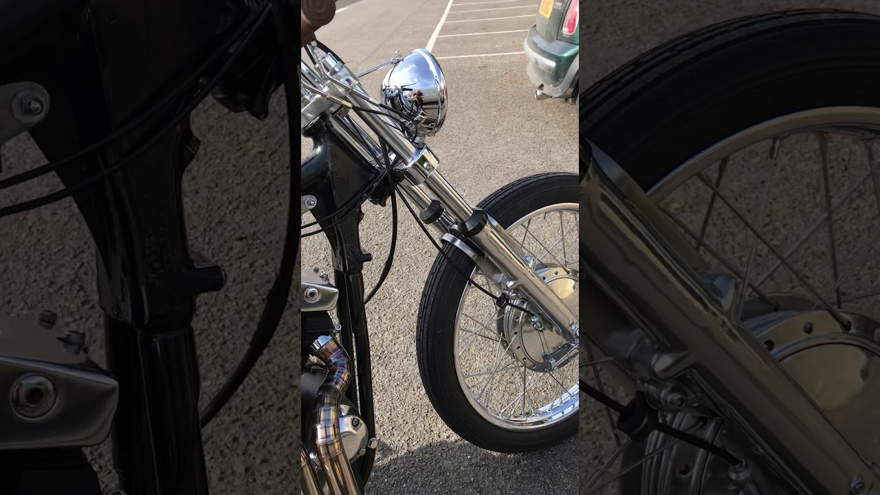 Harley Davidson Chopper Ironhead Bobber