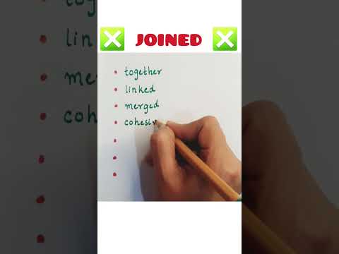 joined synonyms | stop using synonyms | English Grammar | english #trending #viral