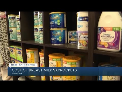Costs for baby formula is skyrocketing