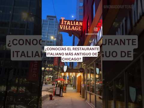 Did you know the Chicago’s oldest Italian restaurant? 🍝🇺🇸 #nomads #travel #adventure #italianfood