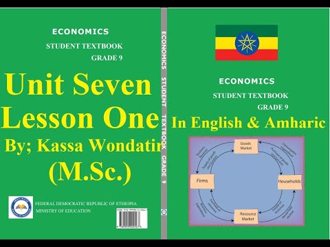 Grade 9 Economics Unit 7 - Lesson 1