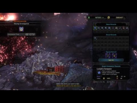 Steam Community :: Video :: 3'13"51|Tempered Lunastra|MHW