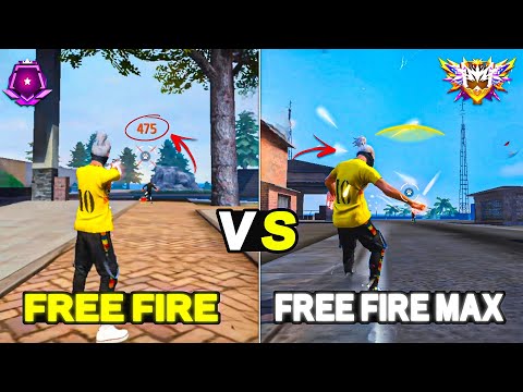 NORMAL FREE FIRE vs FREE FIRE MAX π«‘ -- Which is Best For * HEADSHOTS * π€?? : Let's Find Out ππ»