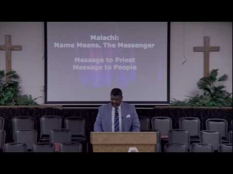 Malachi: Name Means, The Messenger