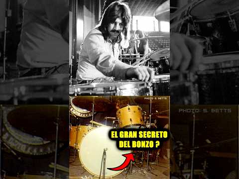 Asi AFINABA su BATERIA JOHN BONHAM de LED ZEPPELIN 🥁 Este es el GRAN SECRETO de su SONIDO ? 🤔