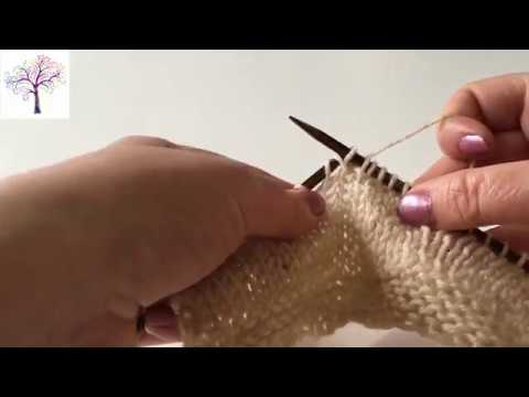Yarnover, slip slip knit / Yo, ssk