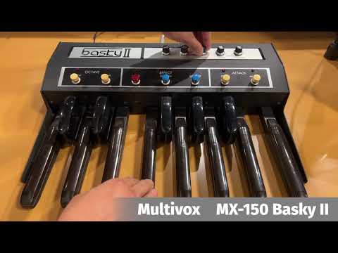 1970s Multivox MX-150 Basky II Analog Synthesizer Bass Pedal | Reverb