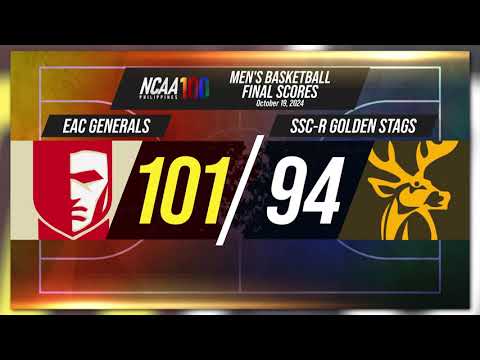 NCAA Season 100 Men's Basketball Game Results (OCT. 20 and 21, 2024)