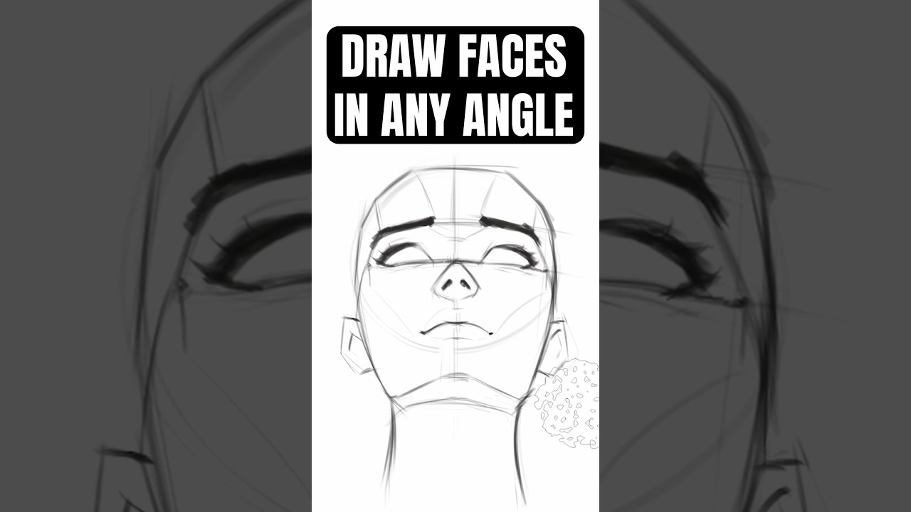 BEST 3 TIPS for Drawing Better Faces in ANY ANGLES!!