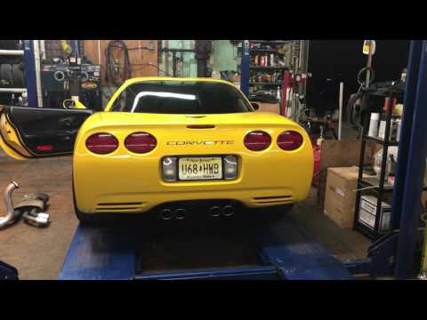 C5 Corvette | Stock vs Z06 Titanium Exhaust sound clip