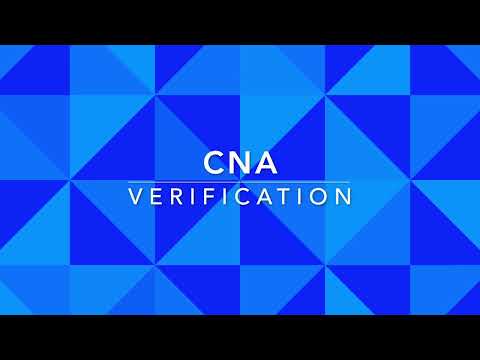 How to Verify Your CNA Certification Number