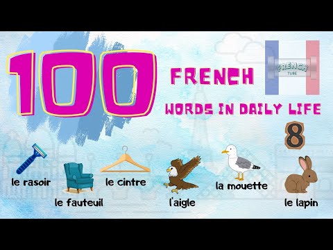 Top 100 Must-Know French Words for Daily Conversations | Essential Vocabulary for French Learners