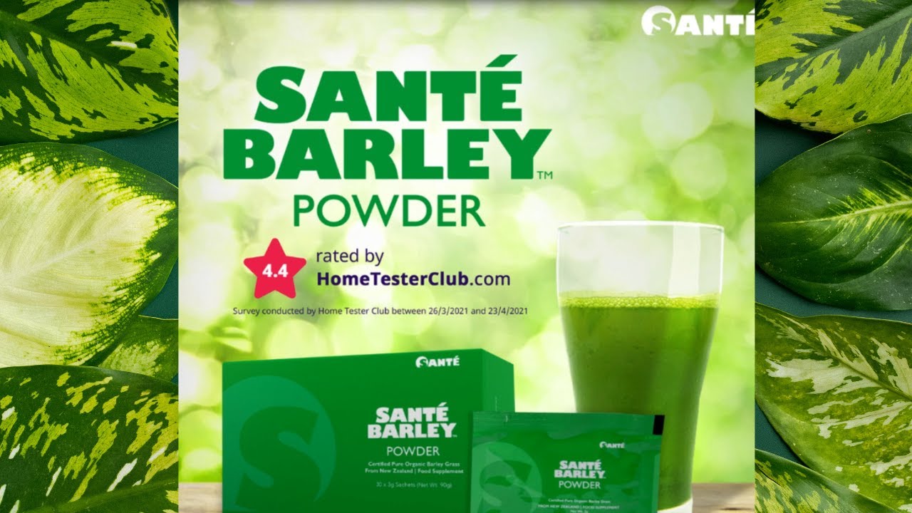 Sante Barley Pure certified Organic Young Barley Grass / Wellness With Greens