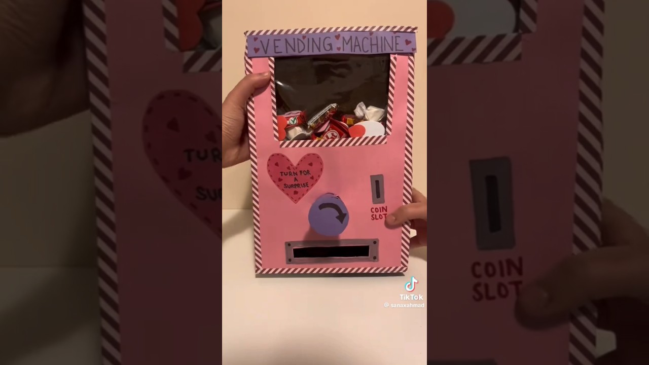 Diy Valentines Vending Machine| #valentine #machine #vendingmachine #diyideas #valentineday