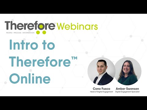 Webinar: Intro to Therefore™ Online