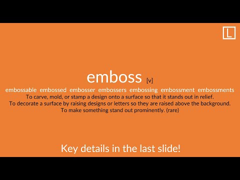 emboss