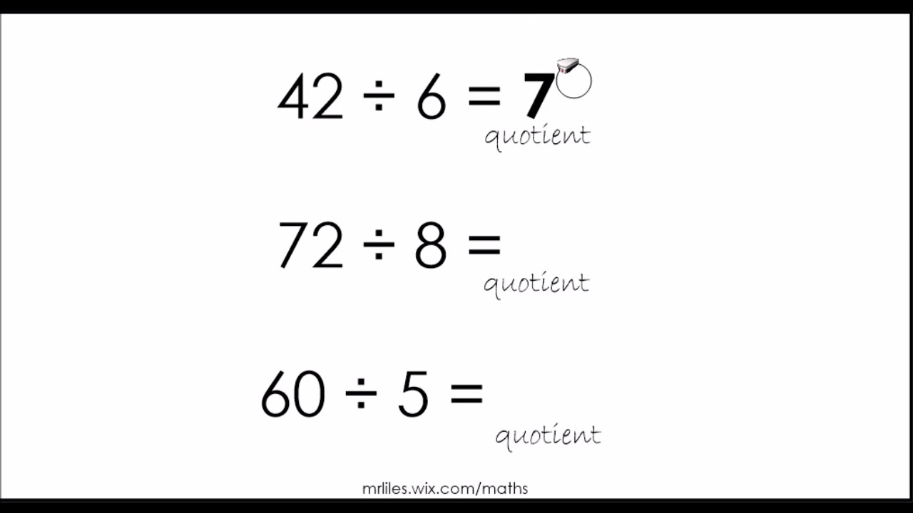 Maths Dictionary: Quotient