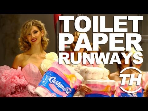 Toilet Paper Runways - The White Cashmere Collection 2012 Fashion with Compassion Show