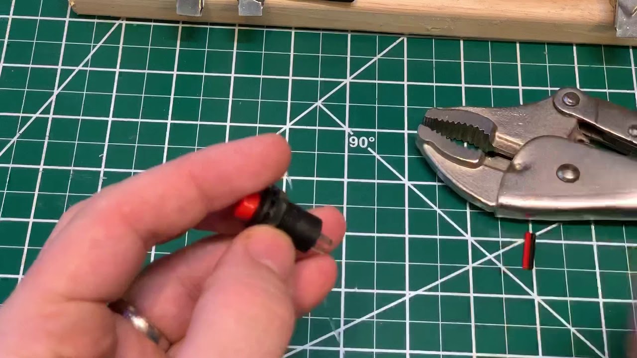 how to add wires to a basic push button switch