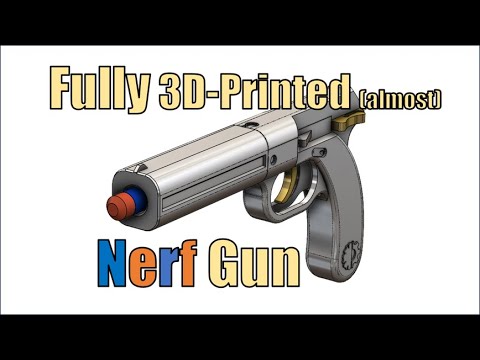 Thingiverse - Nerf gun! - Fully 3D-Printed (almost) by ItsOnMyMind