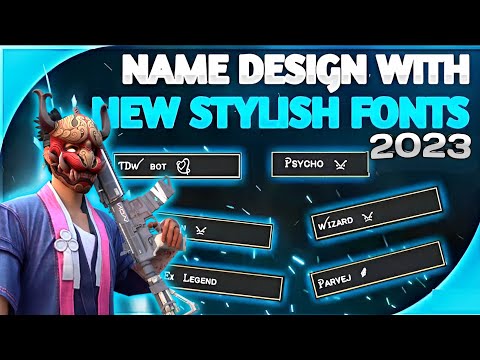 Free Fireπ₯StylishπName Design Tutorial || New Font Style 2023 || Name Change With Stylish Fonts||