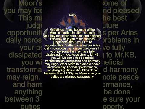 Aries | Wednesday, March 27, 2024 | Today Horoscope | Daily | Love | Career | Finance | Health