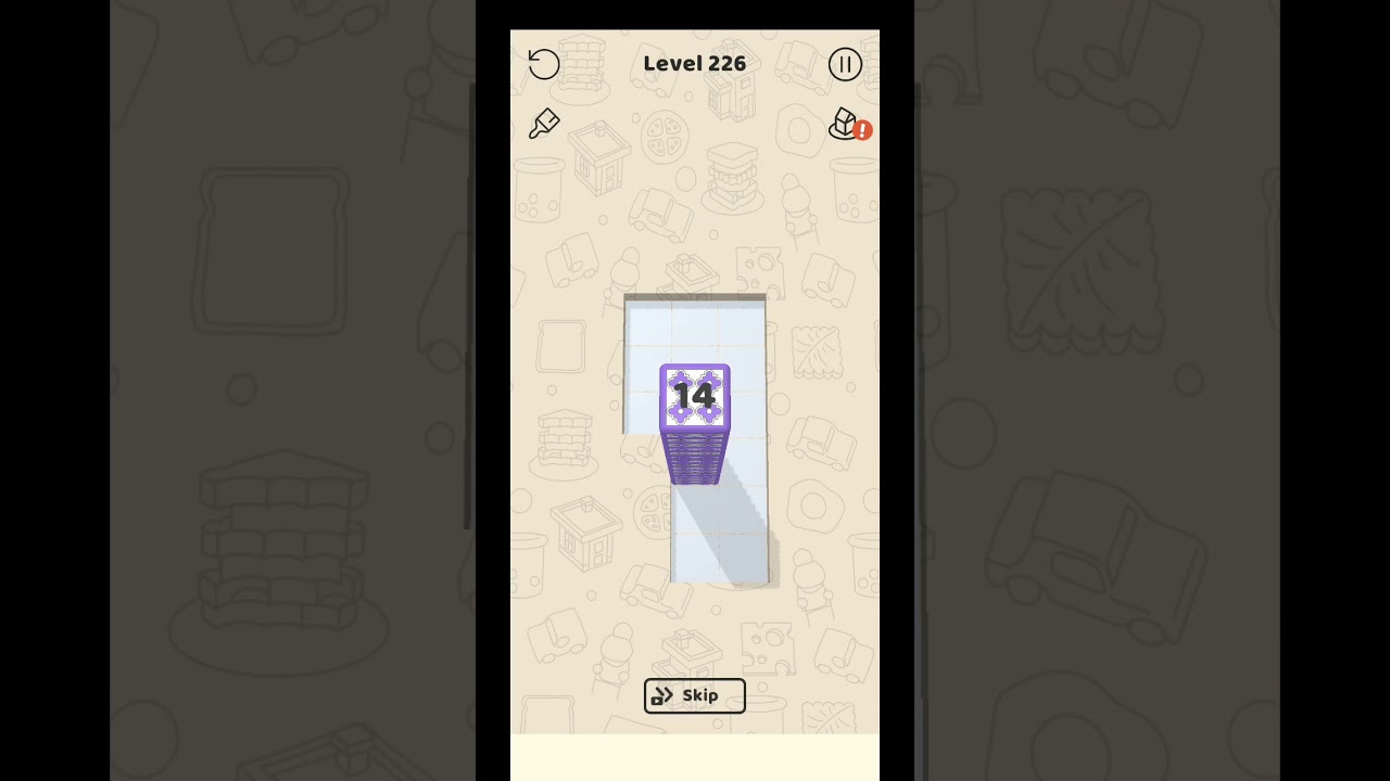 Stack Blocks 3D Level 226 Walkthrough