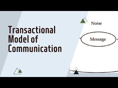 What is Transactional Modal Of Communication