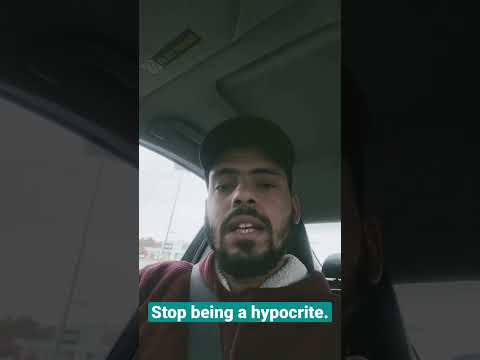 STOP BEING A HYPOCRITE AND DO WHAT THE HOLY BIBLE SAYS