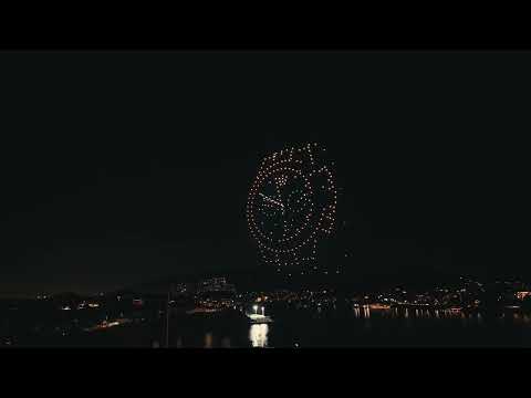 A World First: Rolex Lights Up the Sky with 300 Drones by DRNS