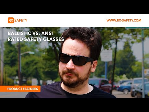 Ballistic Vs. ANSI Rated Safety Glasses | RX Safety