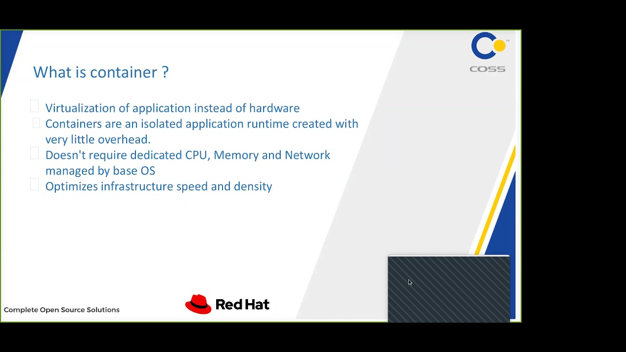 Free training videos on Linux, Containers, DevOps tools, Python and Machine Learning | DO280 Webinar
