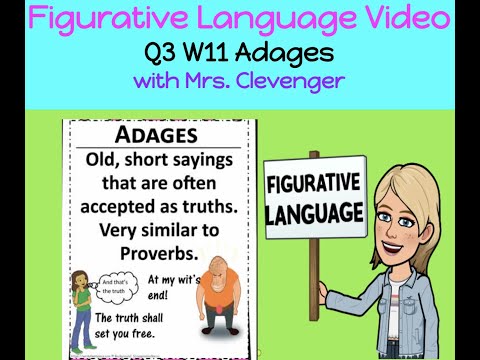 Q3W11 Adages