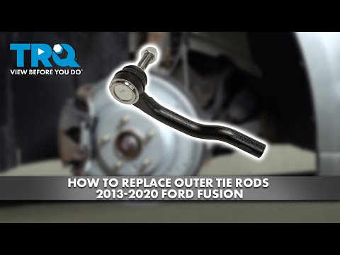 How to Replace the Outer Tie Rod End on a 2015 Ford Fusion (Front ...