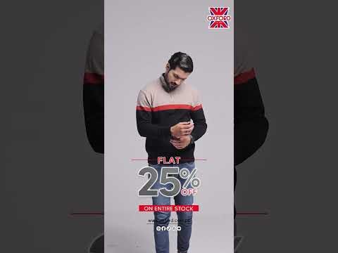 Oxford Men's Sweaters - Flat 25% Off | Winter Style Sale