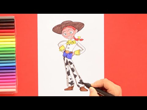 How to draw essie from Disney Toy Story – I'm Youtuber – Follow my ...