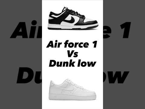 Af1 vs dunk low🔥#airforce #dunks #nike #edit #dababy #offtherip
