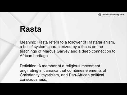 Rasta Meaning