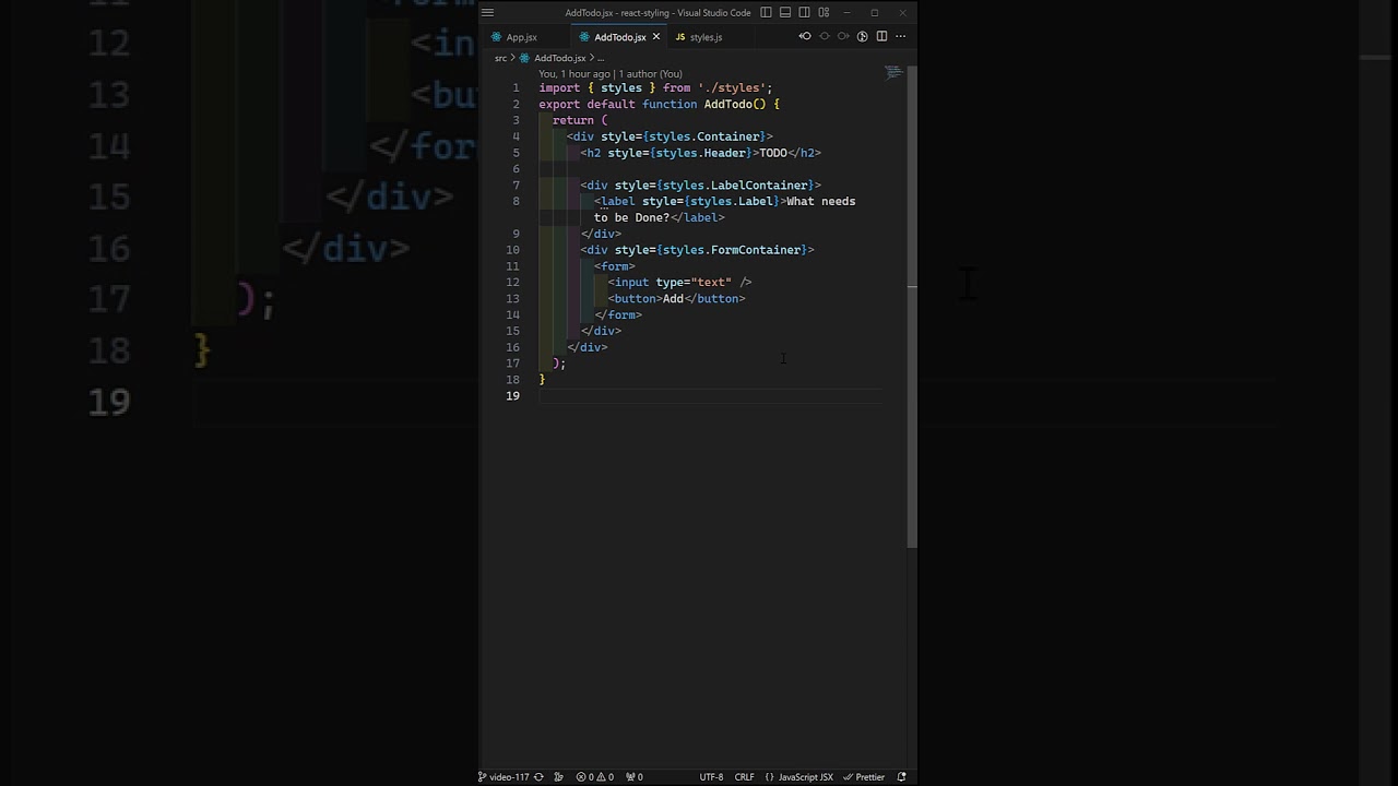 Pros and cons of using inline styles in React Components - react18 #javascript #leelawebdev #react
