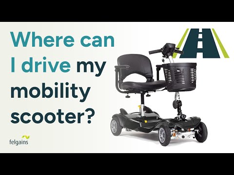 Where can I drive my mobility scooter in the UK?