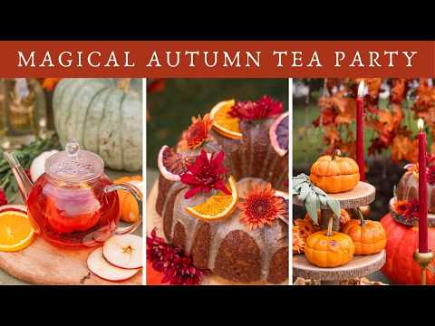 Enchanted Autumn Tea Party ๐๐ฏ๏ธ๐ Whimsical Fantasy-Inspired Recipes & Decor Ideas for Fall Gatherings